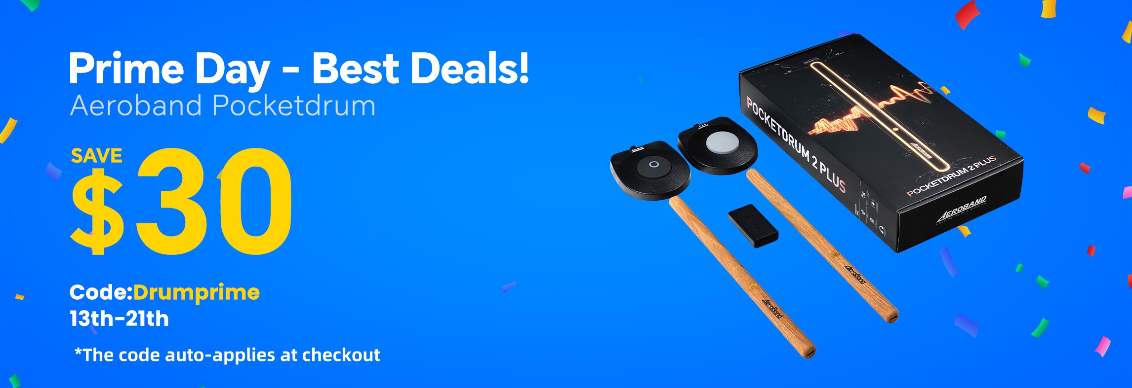 Aeroband Pocketdrum 2 Plus-Air Drum & Virtual Electronic Drum Set ...